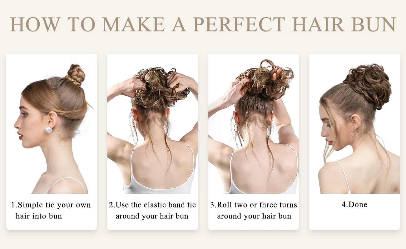 Messy Bun Hair Piece | Link Hair Extensions UK