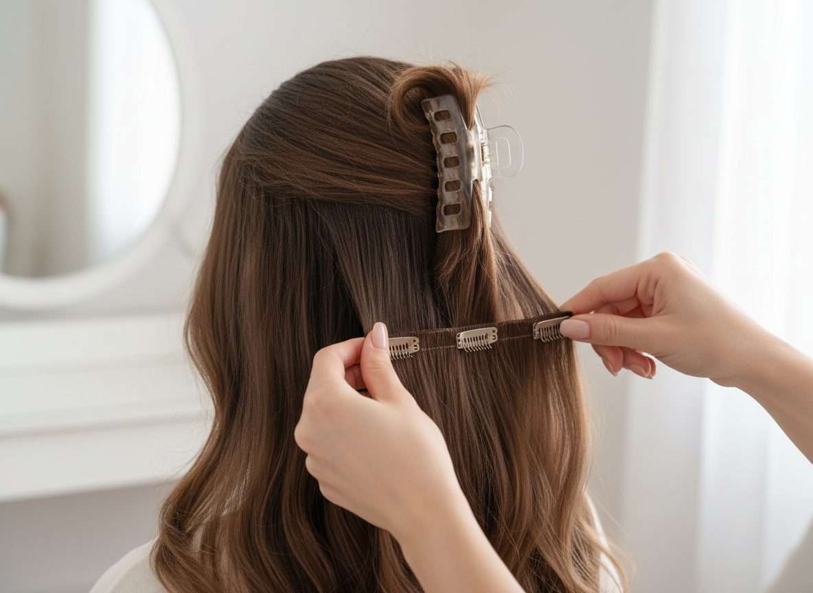 How to Apply Clip-In Hair Extensions: The Step-by-Step Guide